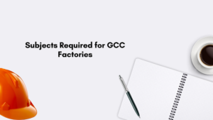 GCC subjects TVET college Requirements - Requirements